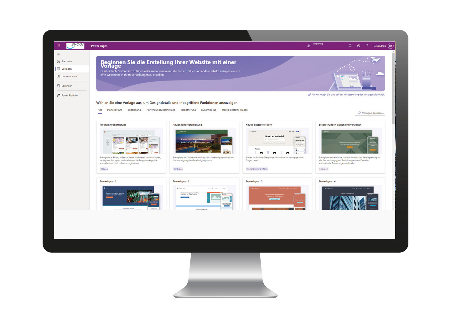 Microsoft Power Pages | Microsoft Power Platform | Cloud | Lösungen | Sycor
